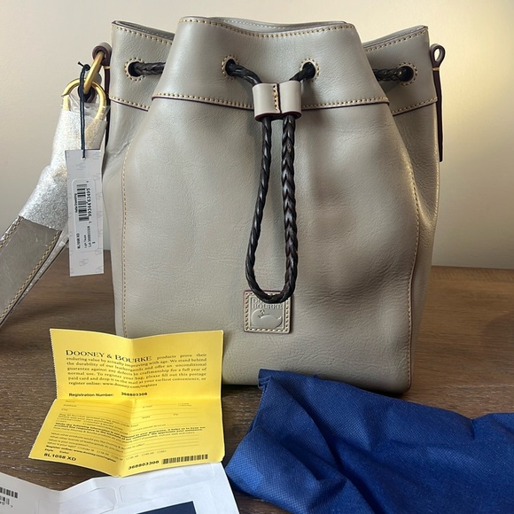 Dooney & Bourke | Bags | Dooney Bourke Nwt Florentine Hattie Drawstring ...